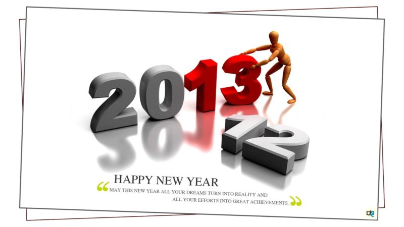 Happy New Year 2013 Wishes, Greetings and Messages - The Wondrous Pics
